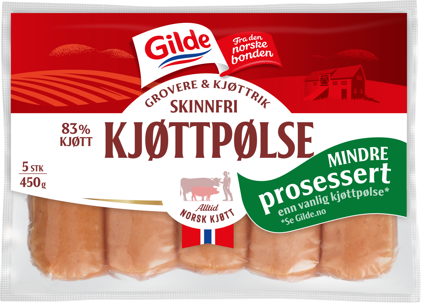 Gilde lanserer mindre prosesserte alternativer til norske favoritter ...